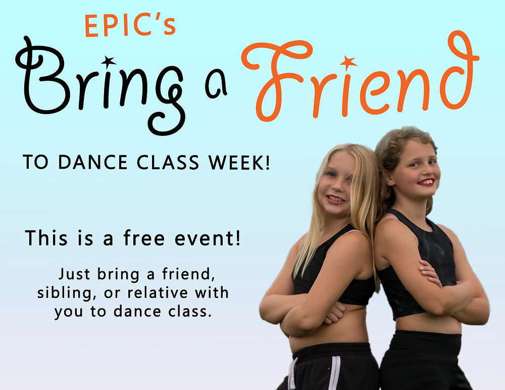 Join the Dance: Bring a Friend Week, Sept 25-28!