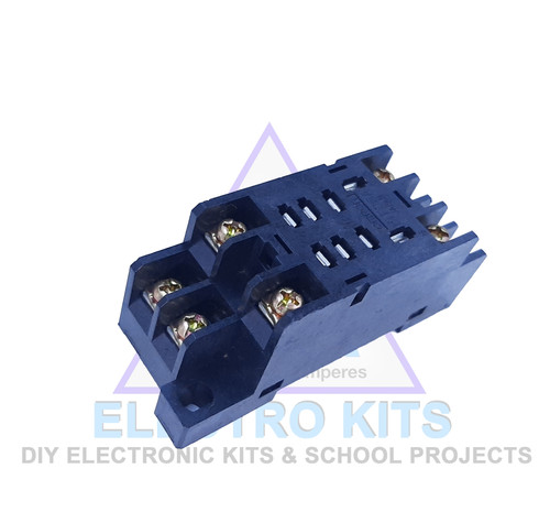 8 Pin Relay Base - Screw in Connections | Electro Kits