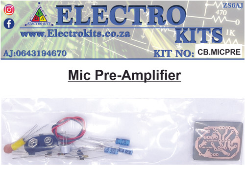 Mic Pre-Amplifier Kit | Electro Kits