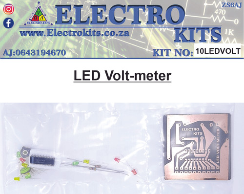 LED Volt-Meter Kit | Electro Kits