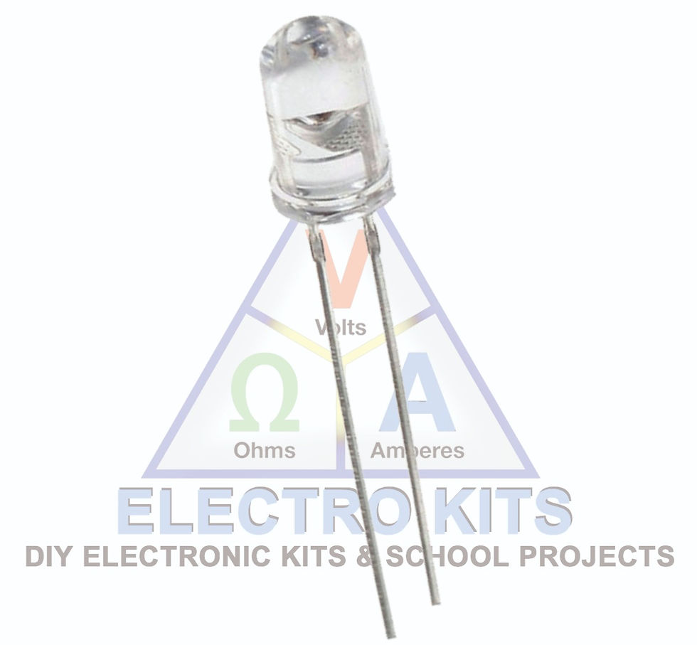 5mm Super Bright Colour LED Clear | Electro Kits