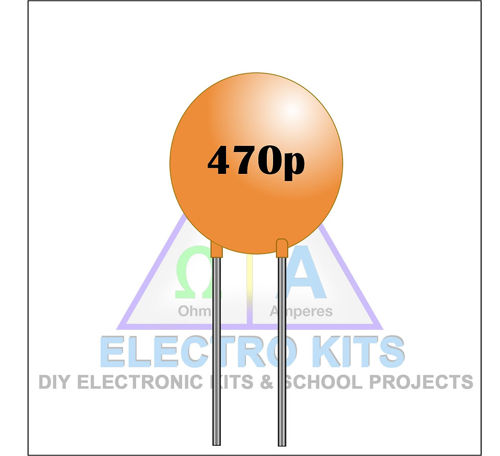 470pF - Ceramic Capacitor | Electro Kits