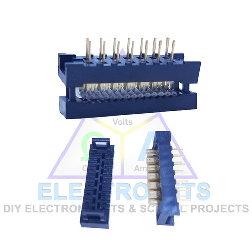 14 Pin Ribbon Cable Connector Clip Set | Electro Kits