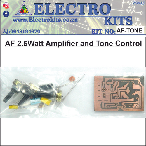 2.5Watt Amplifier and Tone Control Kit | Electro Kits