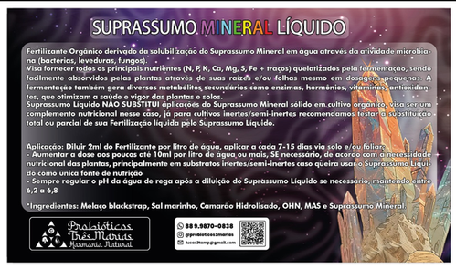 Suprassumo Mineral LÍQUIDO | Probióticos 3Marias