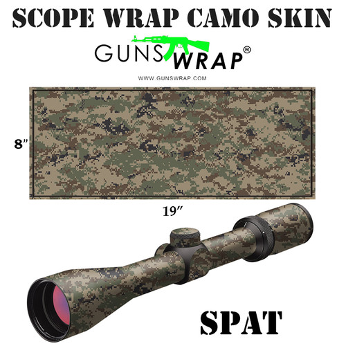 SPAT Scope Wrap GunsWrap Camo Skin | GunsWrap