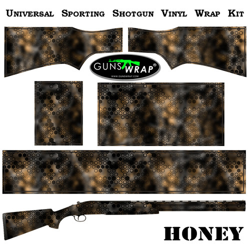 Over/Under Shotgun SPORT WRAP GUN SKIN HONEY | GunsWrap