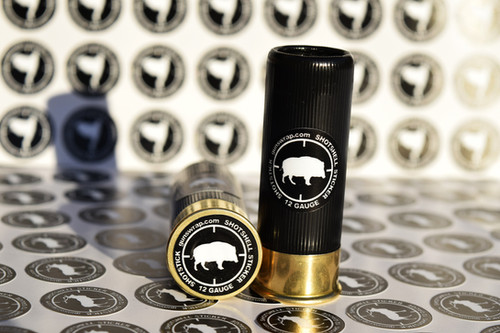 SHOTSTICK 12G Wild boar Stickers for marking reloading shotshells ...