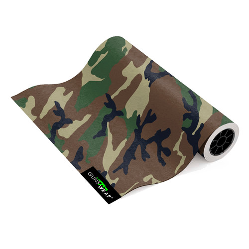 WOODLAND Camo Roll Skin Gear Gun Accessories Wrap | GunsWrap