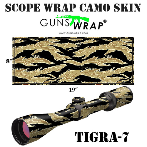 TIGRA-7 Scope Wrap GunsWrap Camo Skin | GunsWrap