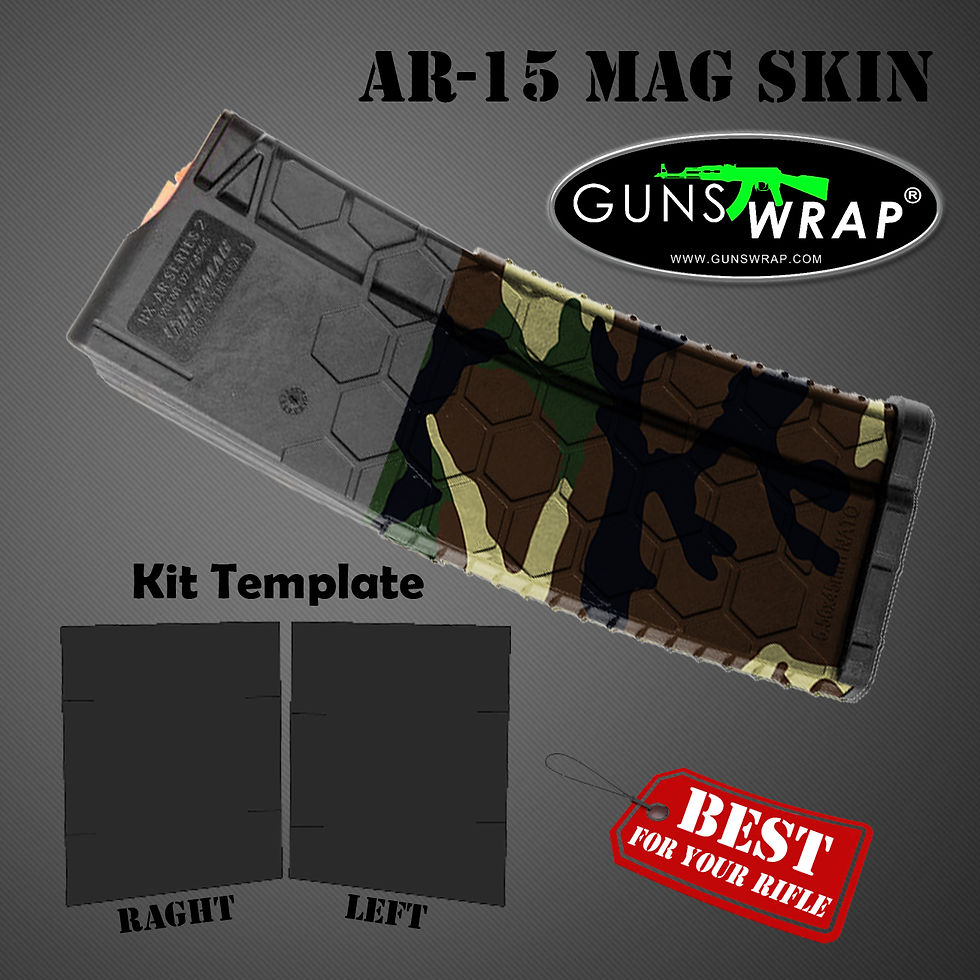AR-15 MAG SKINS PATTERNS | GunsWrap