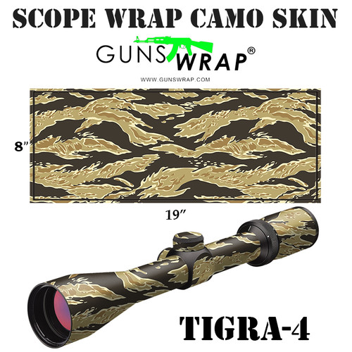 TIGRA-4 Scope Wrap GunsWrap Camo Skin | GunsWrap