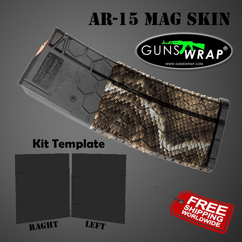 AR-15 MAG SKINS PATTERNS | GunsWrap 2/5