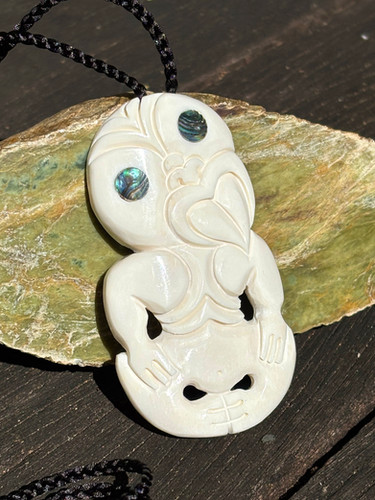 Bone Tiki Large | Pounamu Queensland