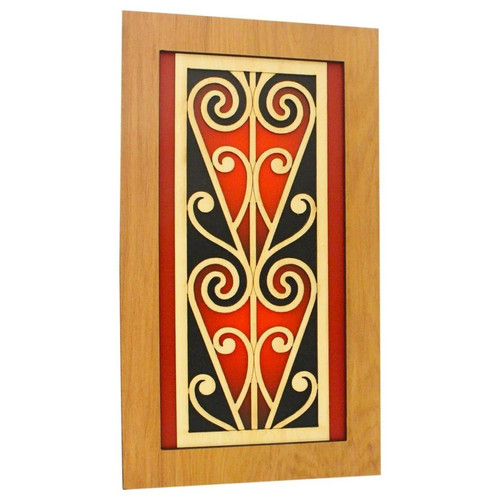 WALL ART COLOURED SCROLL | Pounamu Queensland