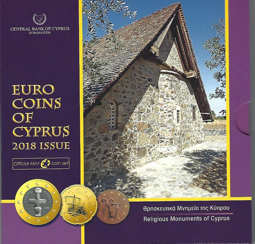Euro Coins Cyprus 2018 set | Official Mint Coin SET | Lampousa Collection