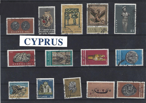 Cyprus stamps 1966 definitive issue used | Lampousa Collection