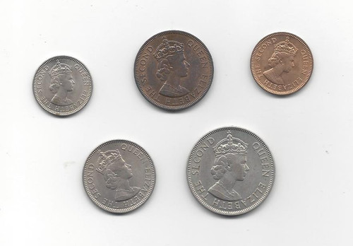 Cyprus 1955 set coins UNC | Lampousa Collection