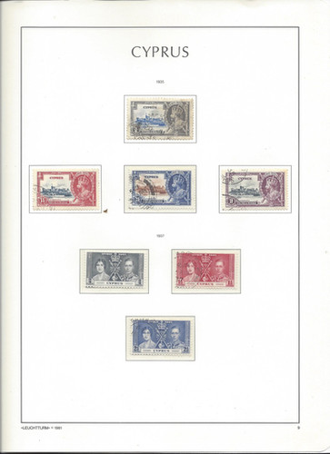 cyprus stamps 1935+1937 used | Lampousa Collection