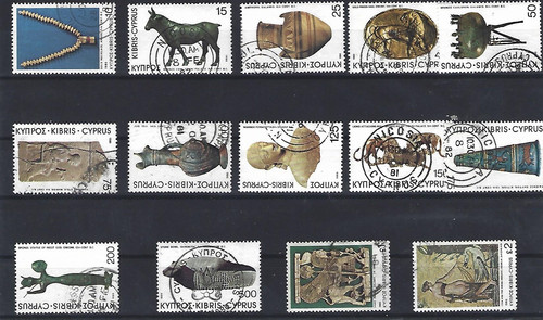 Cyprus stamps 1980 definitive issue used Stamps | Lampousa Collection