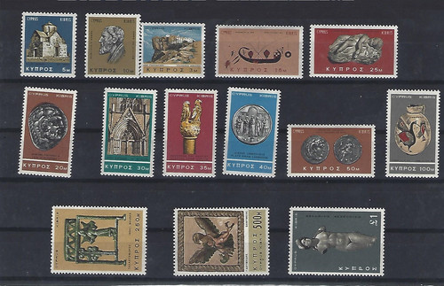 Cyprus Stamps 1966 Definitive issue U/M | Lampousa Collection