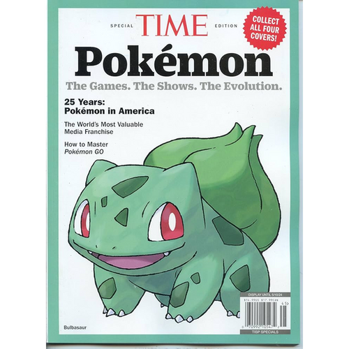 Pokemon TIME Magazine -Bulbasaur | Pokeduotcgimports