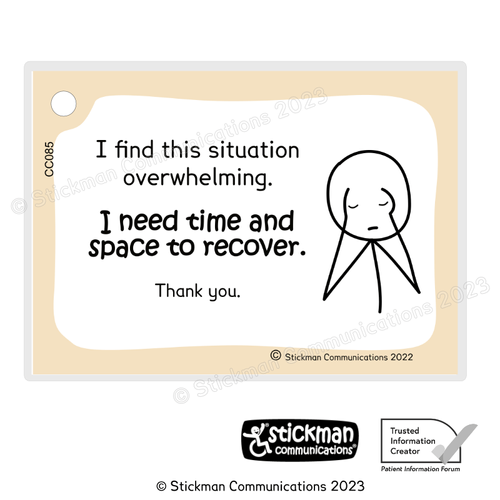 Overwhelming card | Stickman Comms