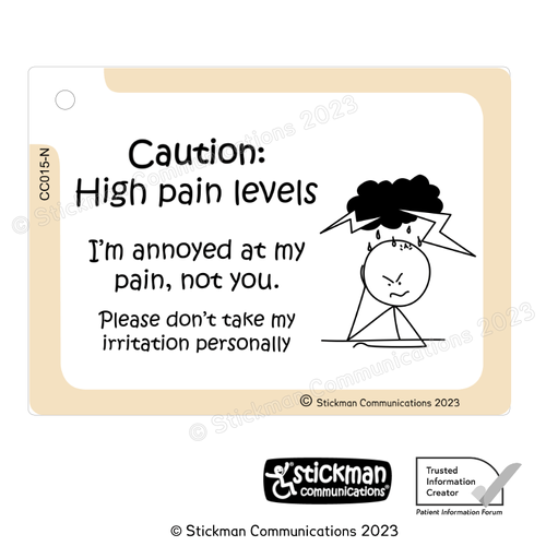 Pain card 2 | Stickman Comms