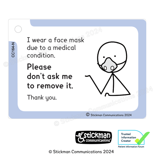 Face Mask card | Stickman Comms