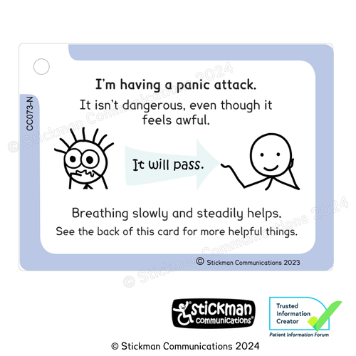 Panic Attack card | Stickman Comms
