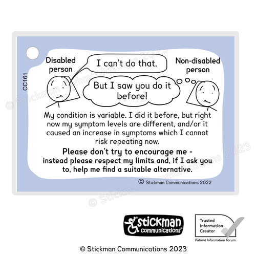 Why I Can't Do That card | Stickman Comms