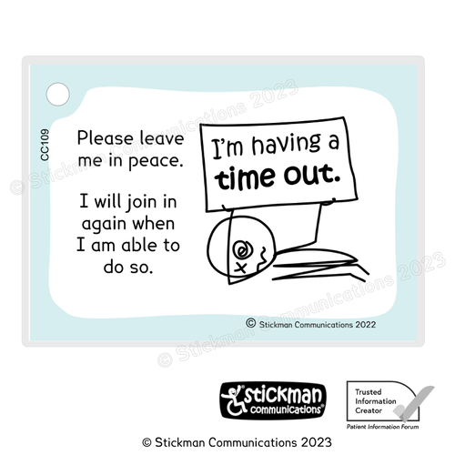 Time Out card | Stickman Comms