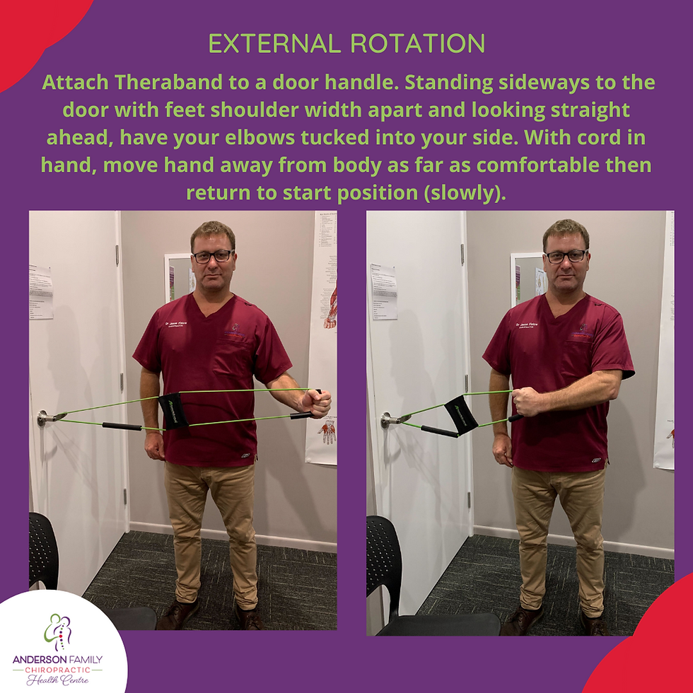 Rotator Cuff Internal And External Rotation Exercise