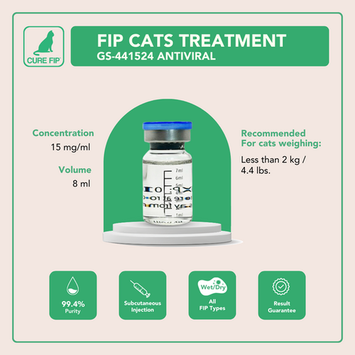 GS-441524【15mg/ml, 7ml】| FIP treatment | FIP Cats
