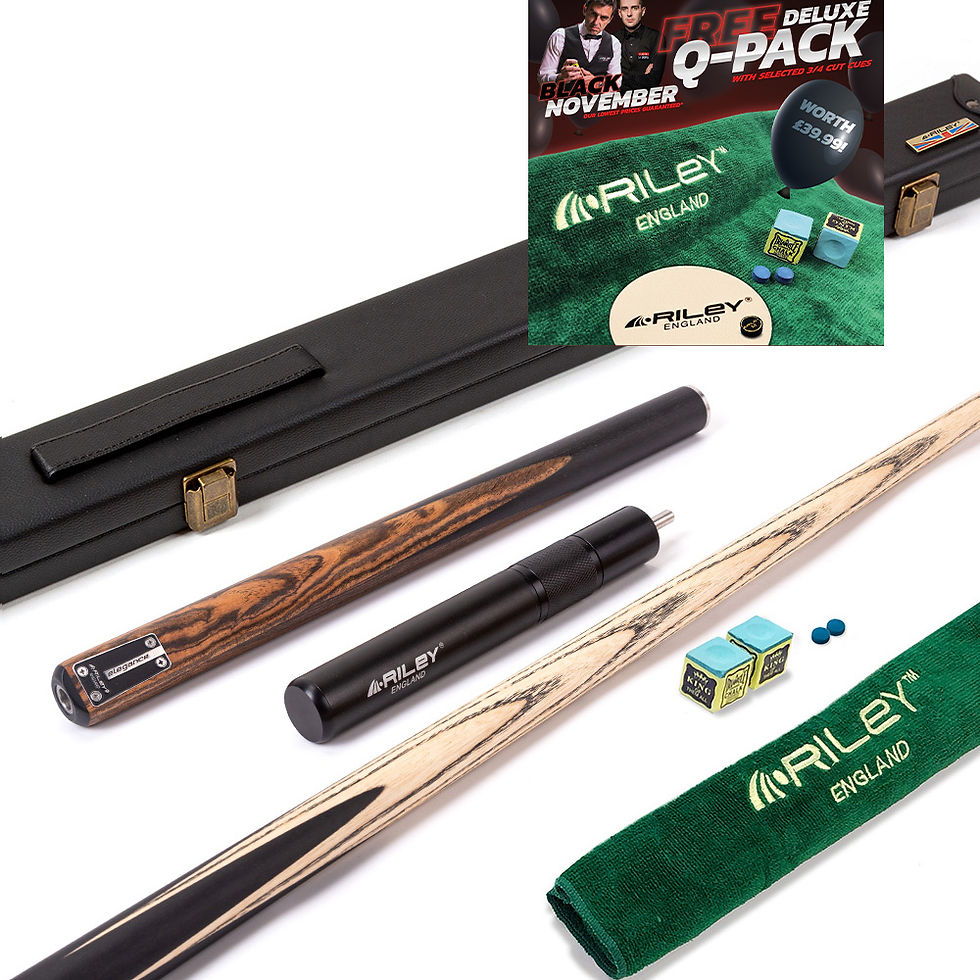 BLACK NOVEMBER SNOOKER & POOL CUE SALE | UK | Riley Leisure