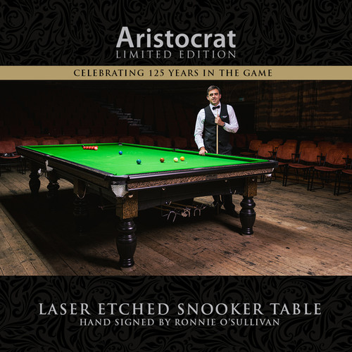 12ft Riley Aristocrat - Laser Etched Limited Edition Snooker Table ...