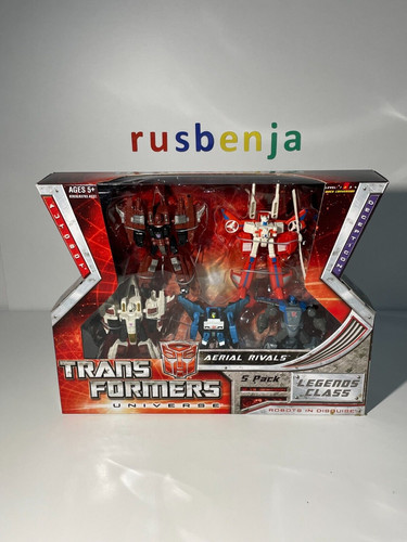 Hasbro Transformers Universe Aerial Rivals 5 Pack Legends Class ...