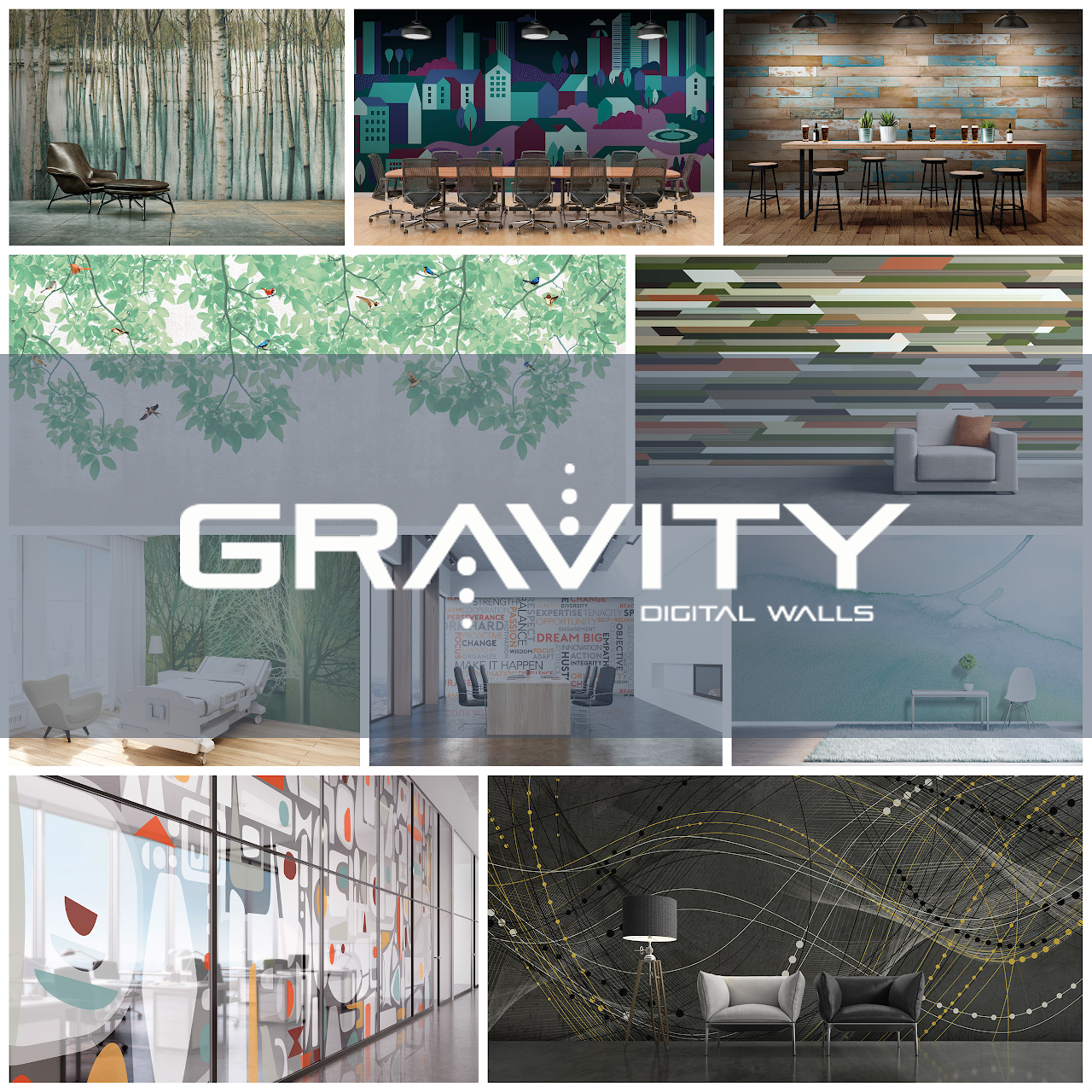Gravity Digital Wallcovering | GoFed Group
