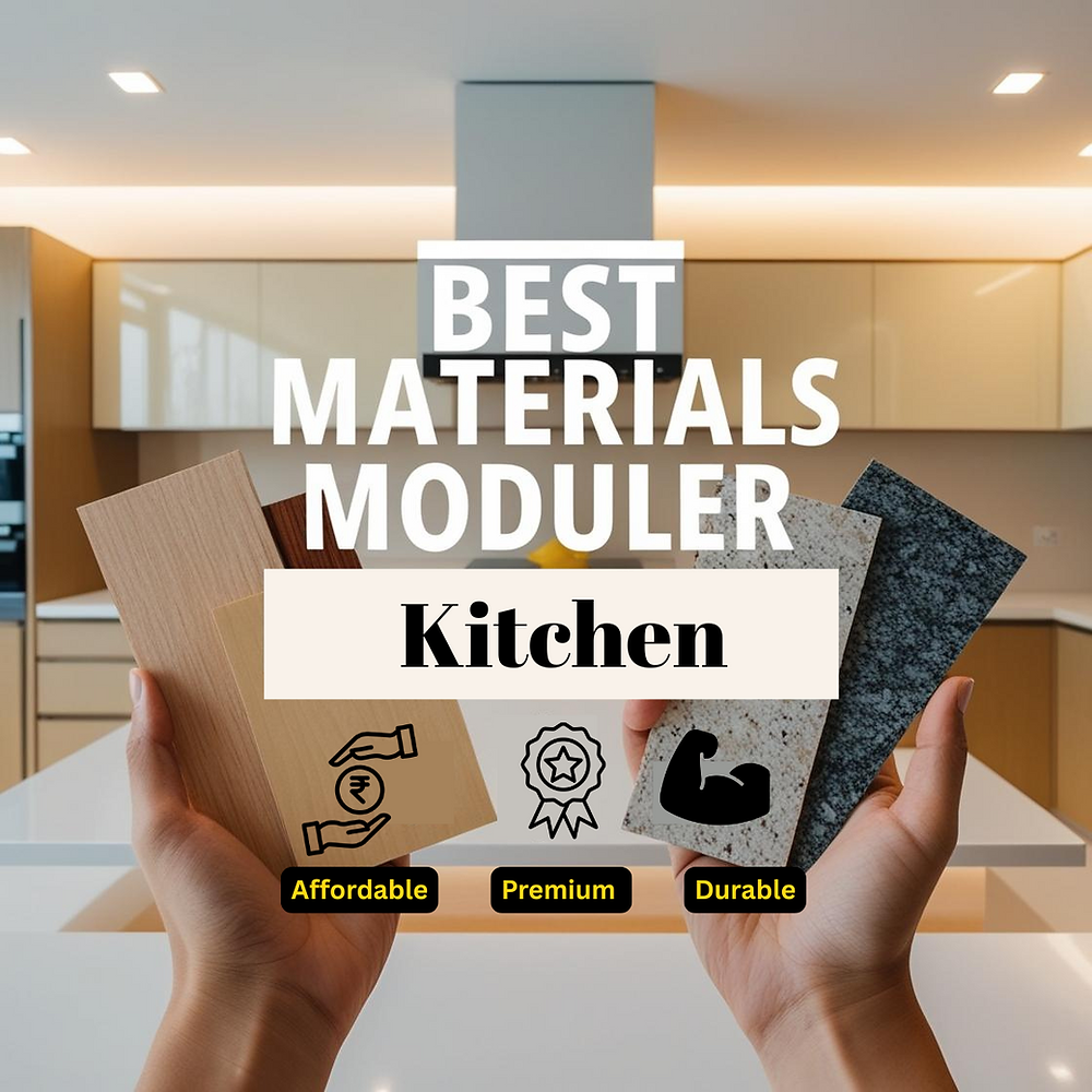 Best Materials for Modular Kitchen – Complete Guide 2025