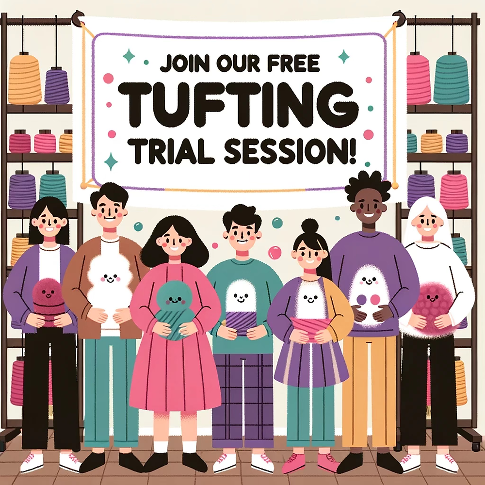 Upplev Konsten av Tuftning: Gratis Provsession i Stockholm!