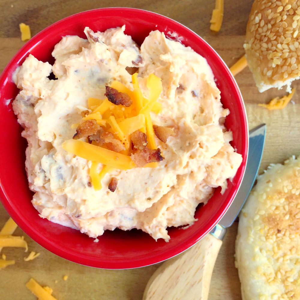 Bacon Cheddar Horseradish Schmear