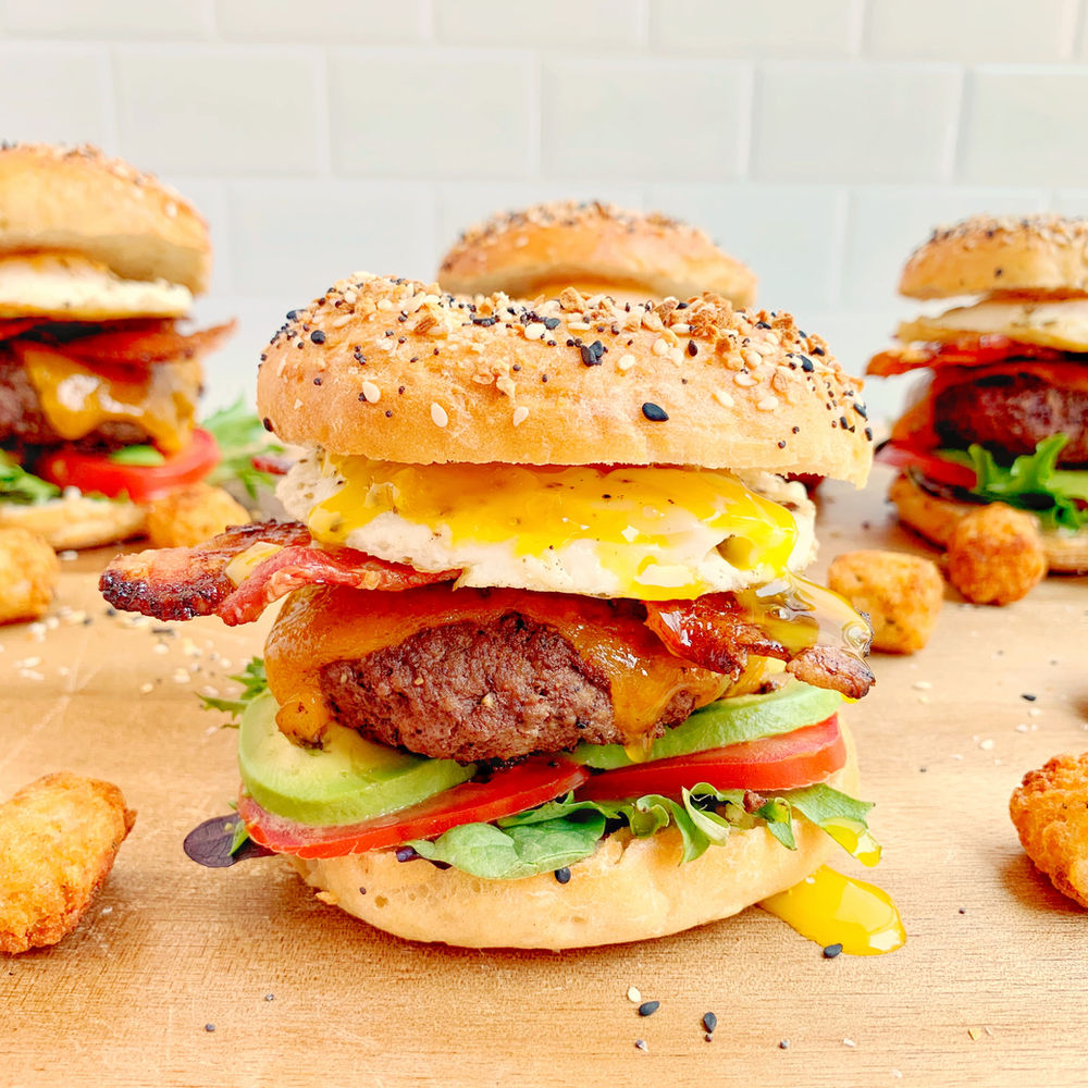 Everything Breakfast Burger