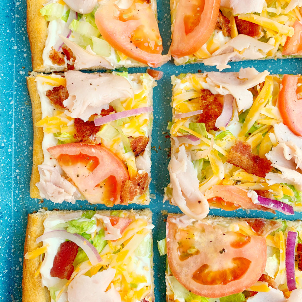 Turkey Club Pizza