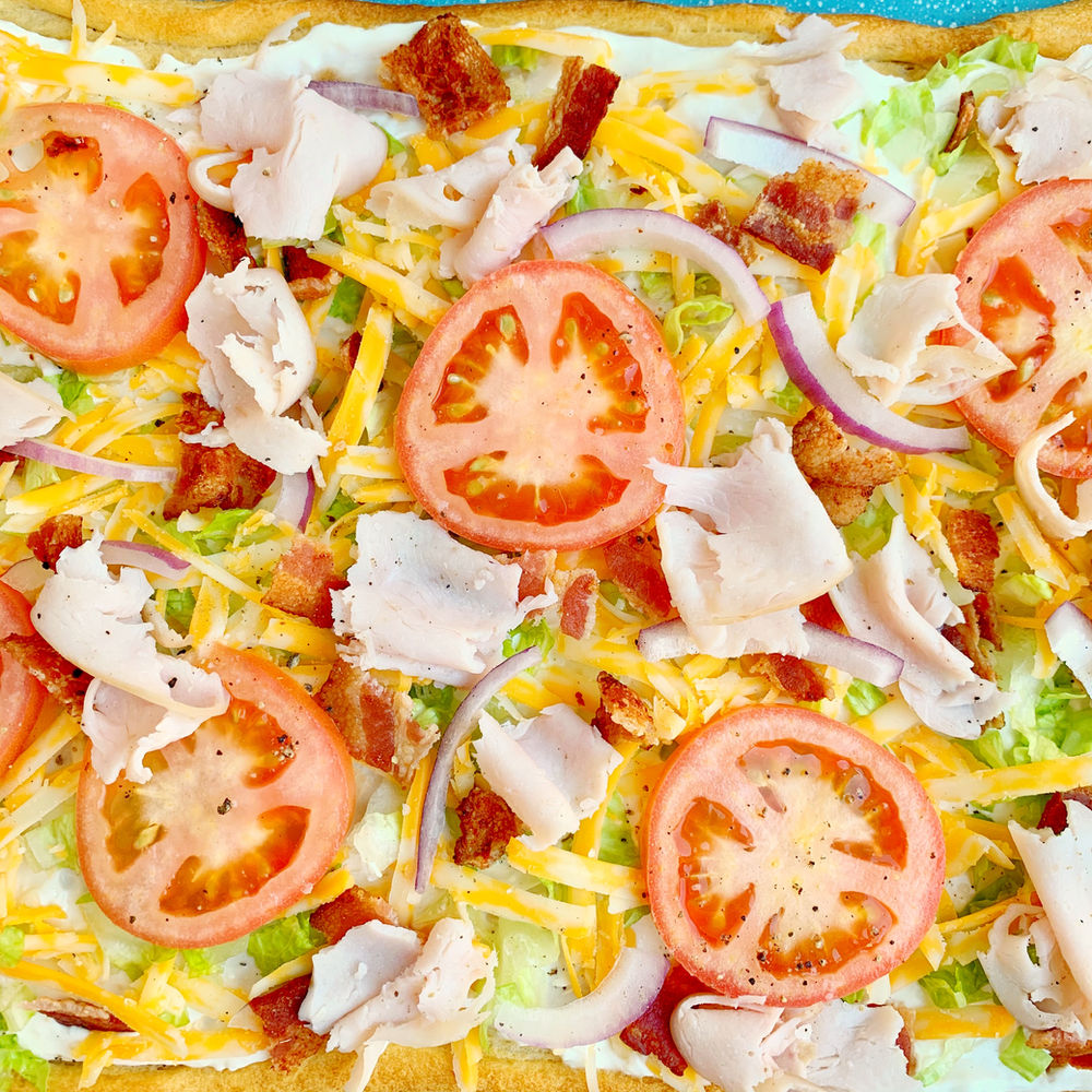 Turkey Club Pizza