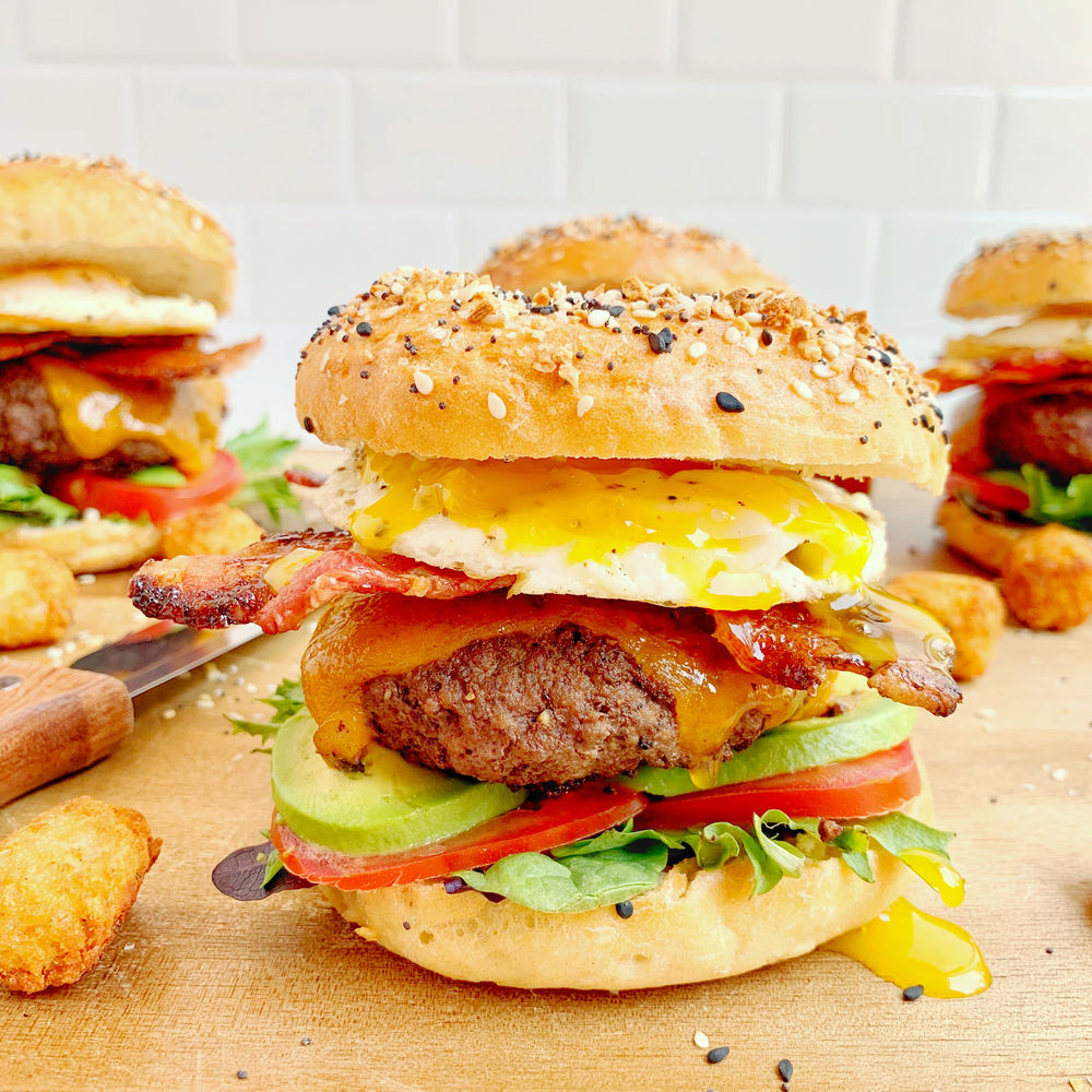 Everything Breakfast Burger
