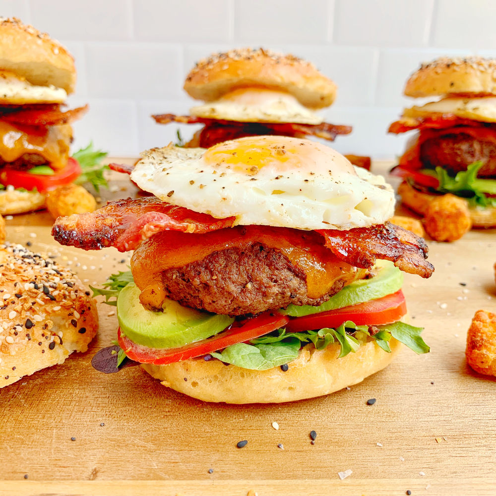 Everything Breakfast Burger