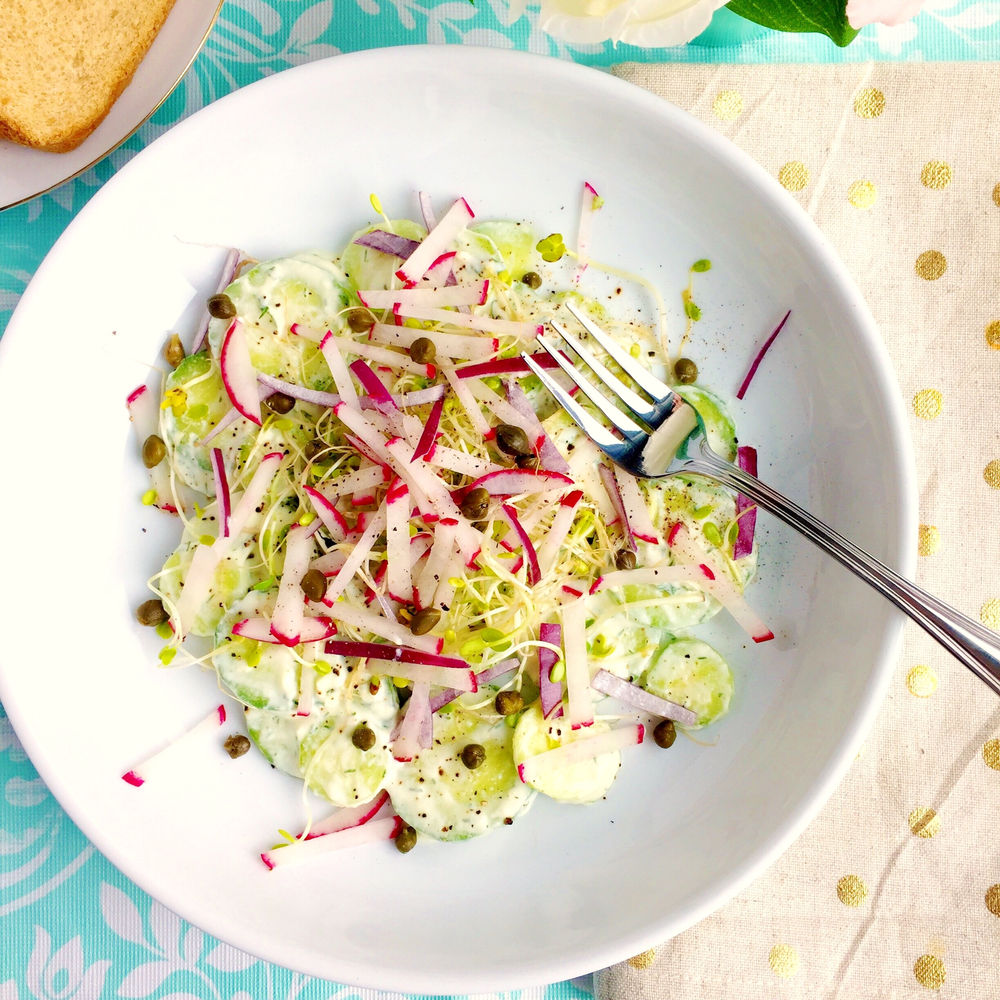 French Cucumber Salad