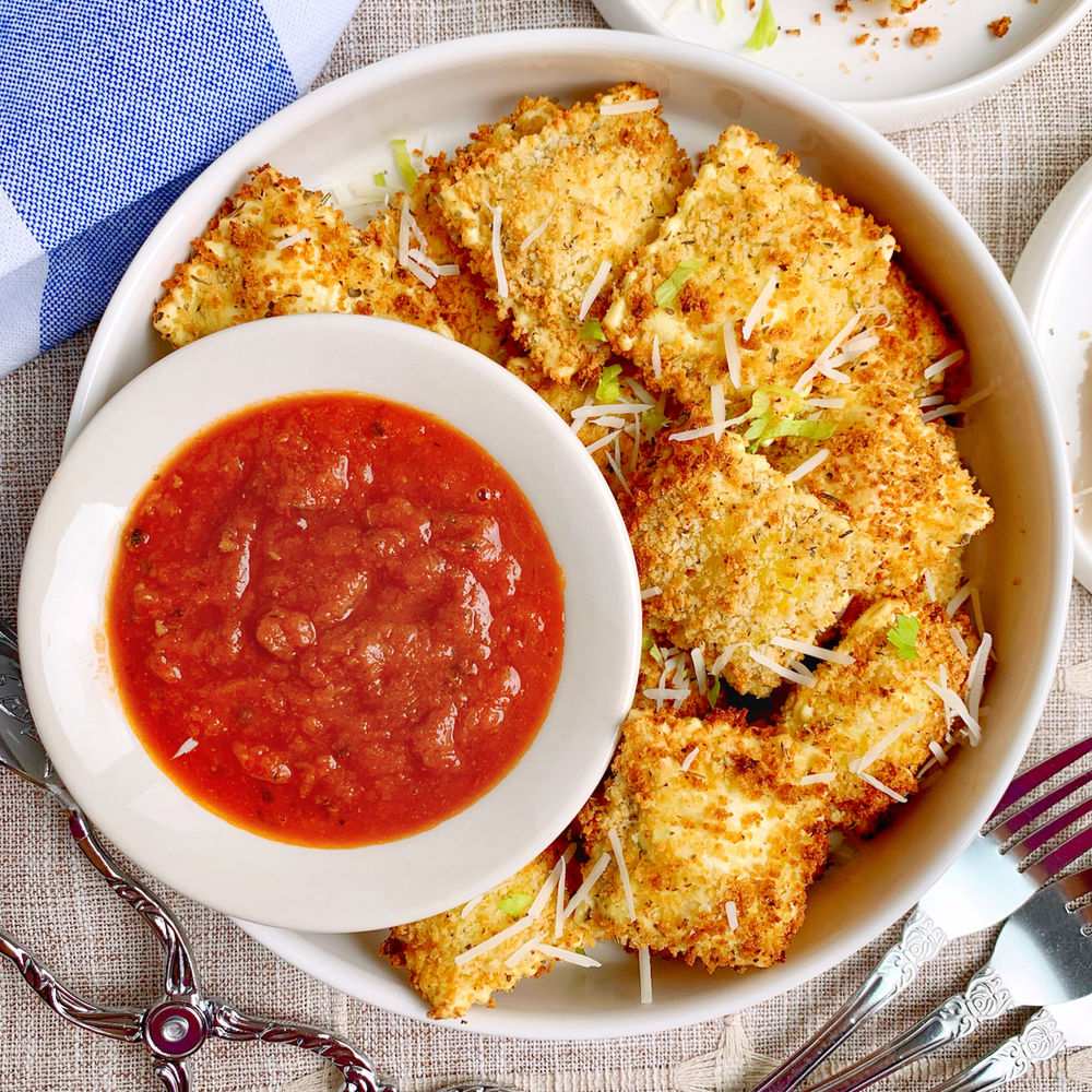 Air Fried Toasted Ravioli