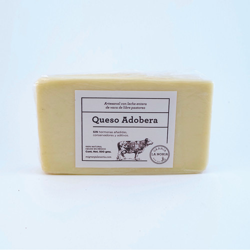 Queso artesanal Adobera, 500 gms | granja-la-noria