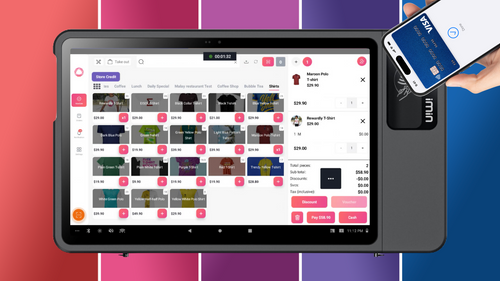 iMIN Falcon 2 Detachable Tablet POS hardware with 80mm Printer Dock ...